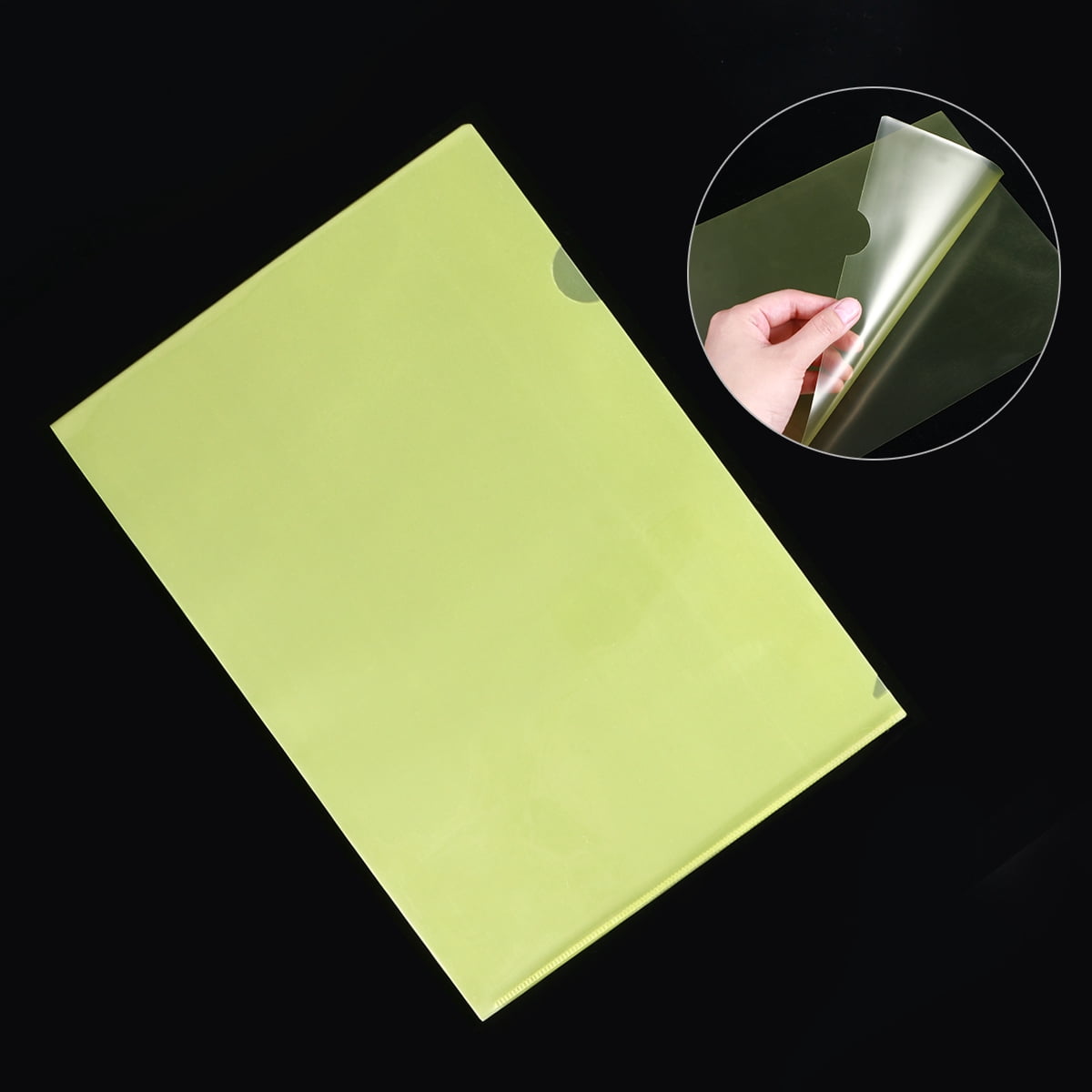 unbranded 30 Pcs Transparent File Set Folder Office Documents Bag ...