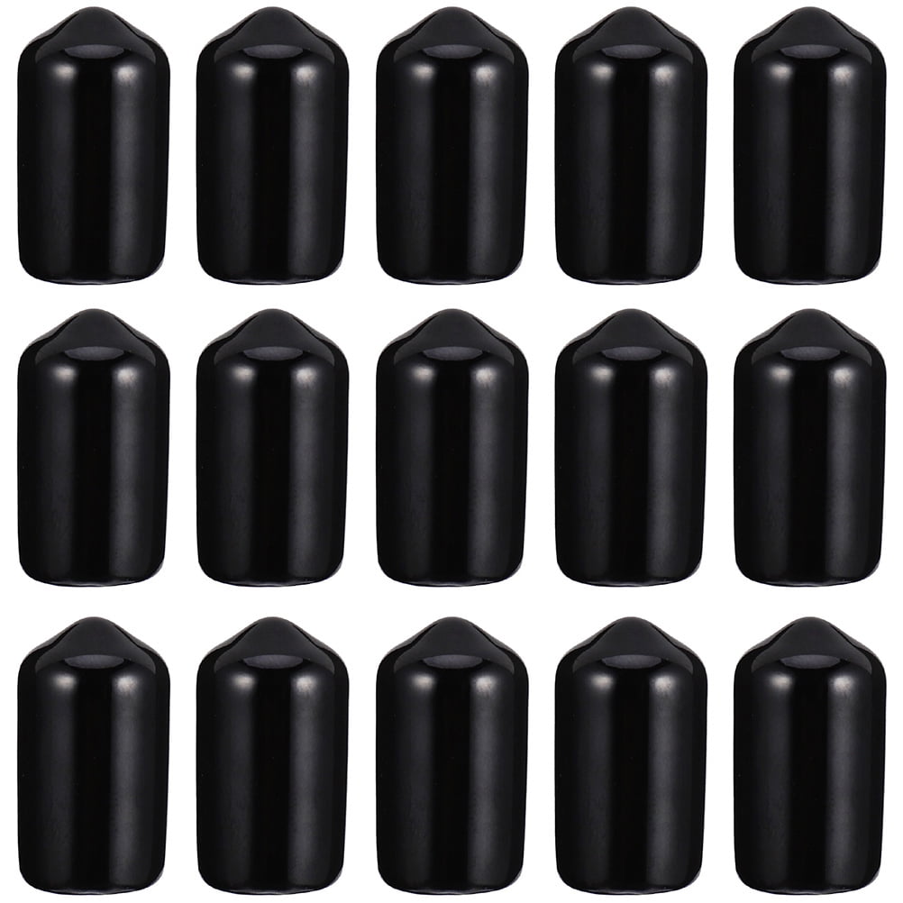 300pcs Black PVC Bolt End Caps for Screws 10mm Premium Durable ...