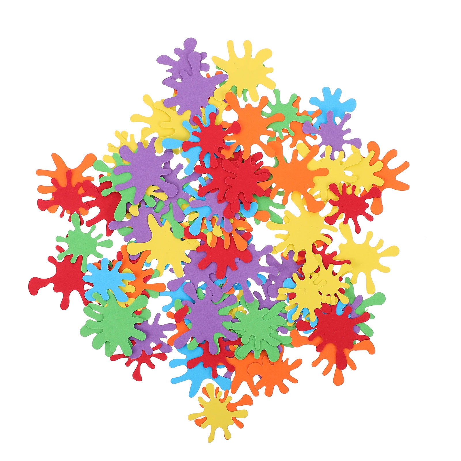 unbranded 300 Pcs Paint Splatter Party Decorations Spray Confetti ...