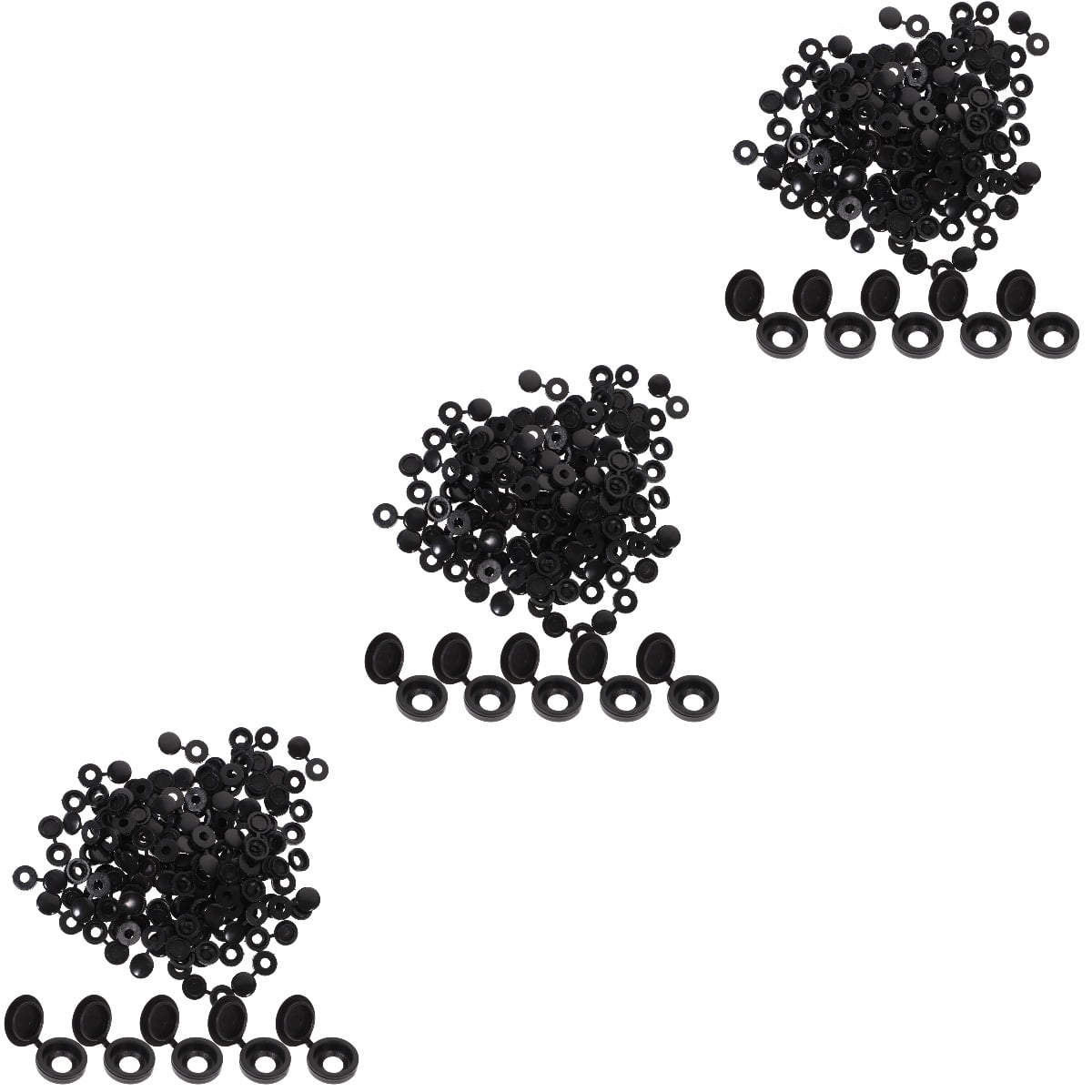 unbranded 300 pcs Screw Caps Stopper Self-tapping Hole Plug Screw ...