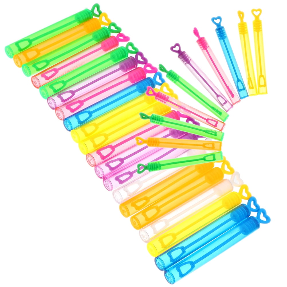 unbranded 30pcs Empty Blowing Bubble Bottles Cartoon Bubble Sticks ...