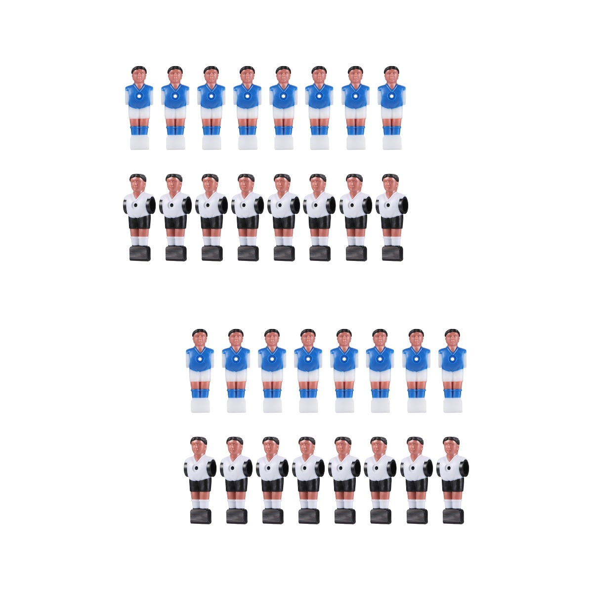 unbranded 32 Pcs Soccer Foosball Replacements Resin Soccer Man Table ...