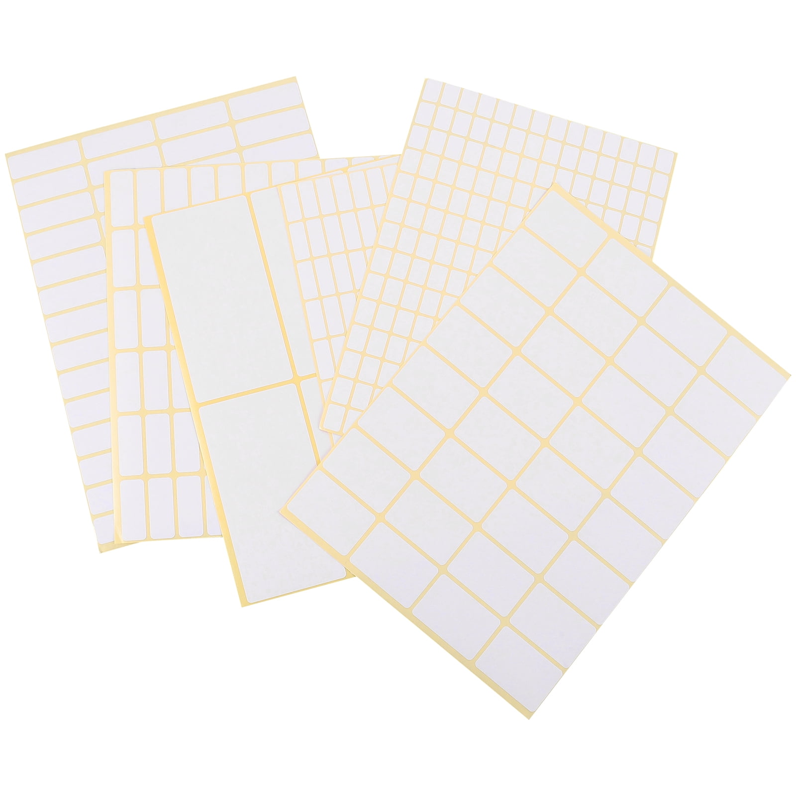unbranded 36 Sheets Clear Handwritten Blank Stickers Self-adhesive ...