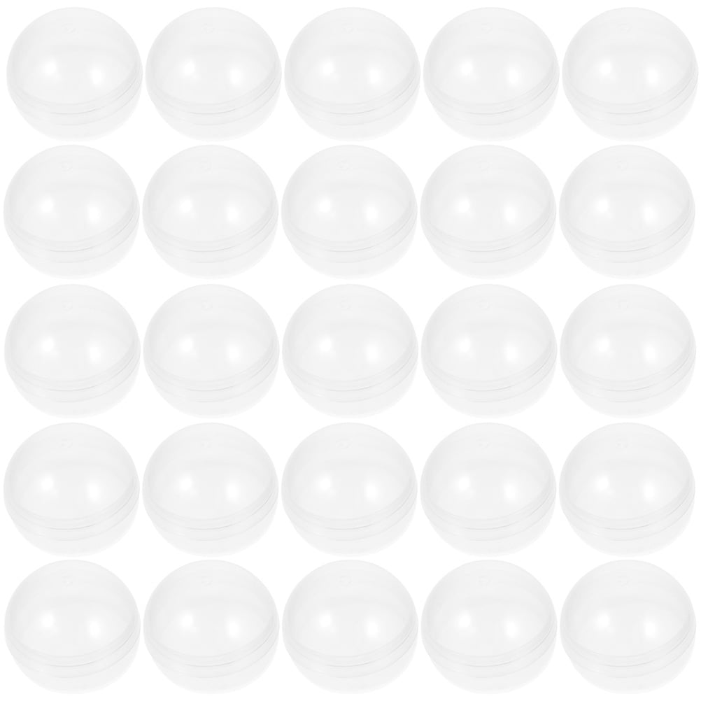 unbranded 36Pack Twisting Balls Transparent Round Capsules for Parties ...