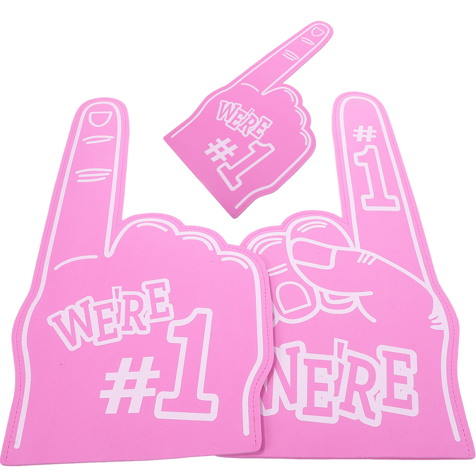 unbranded 3Pcs Sports Cheering Foam Hands Football Party Favors ...