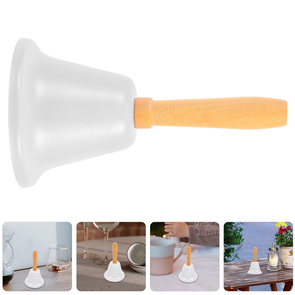 TEHAUX 3Pcs Loud Hand Bell with Wooden Handle for Kitchen and Dinner ...