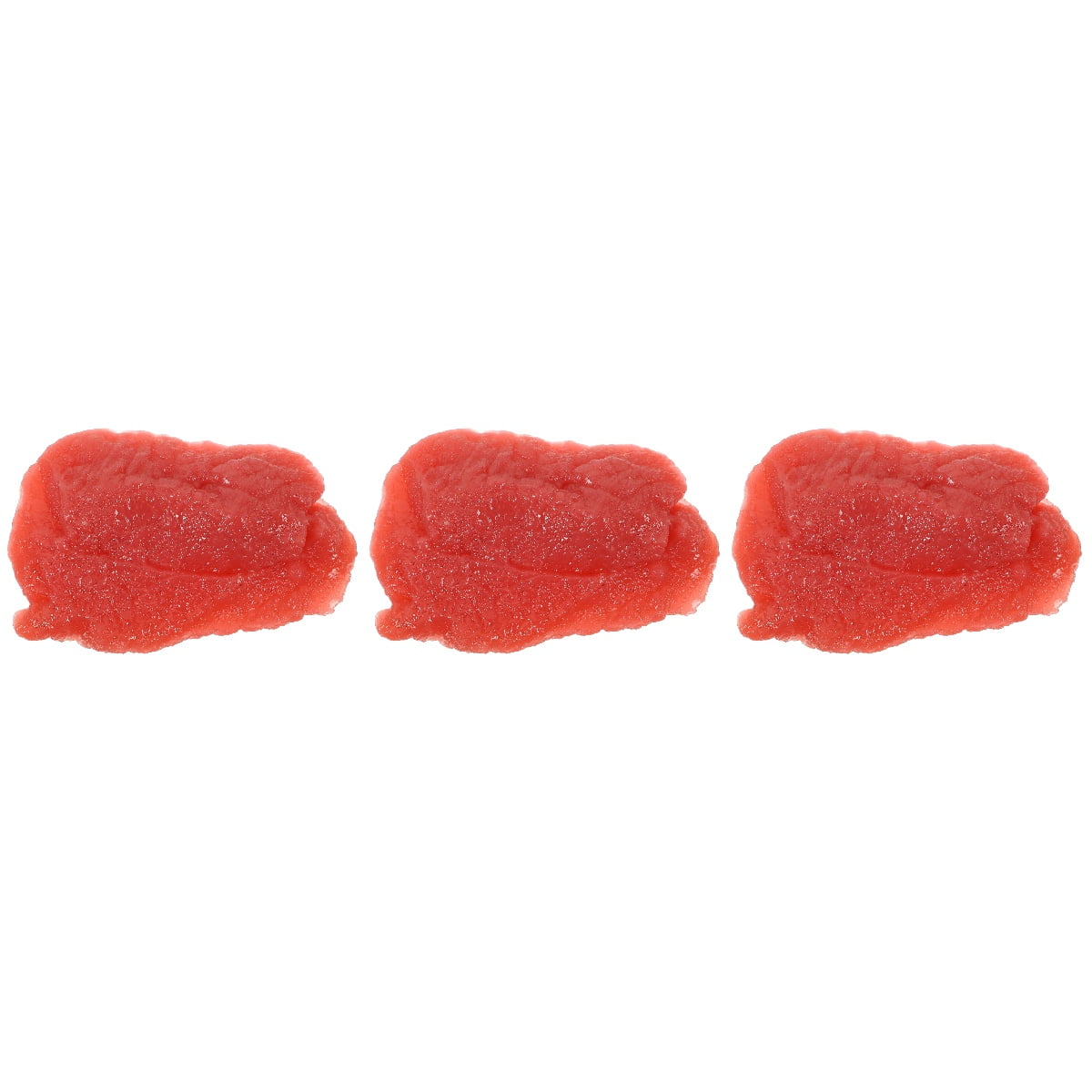 unbranded 3pcs Fake Meat Slice Model Fake Food Model Pork Meat ...