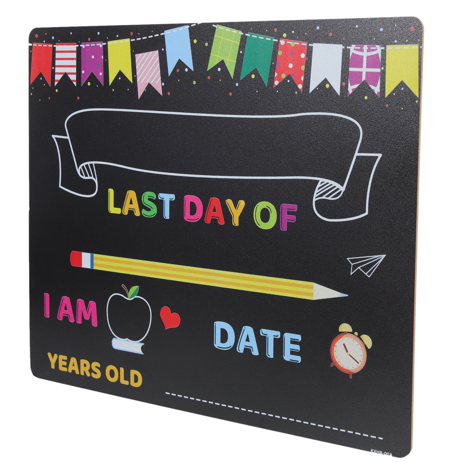 unbranded 3pcs First Day of School Sign, Double Sided Back to School ...