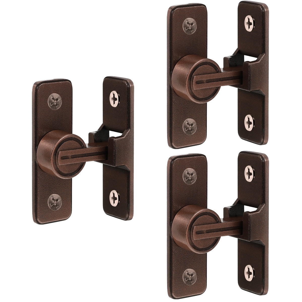 unbranded 3pcs Flips Security Latch Lock Right Angle Bolt Lock Adhesive ...