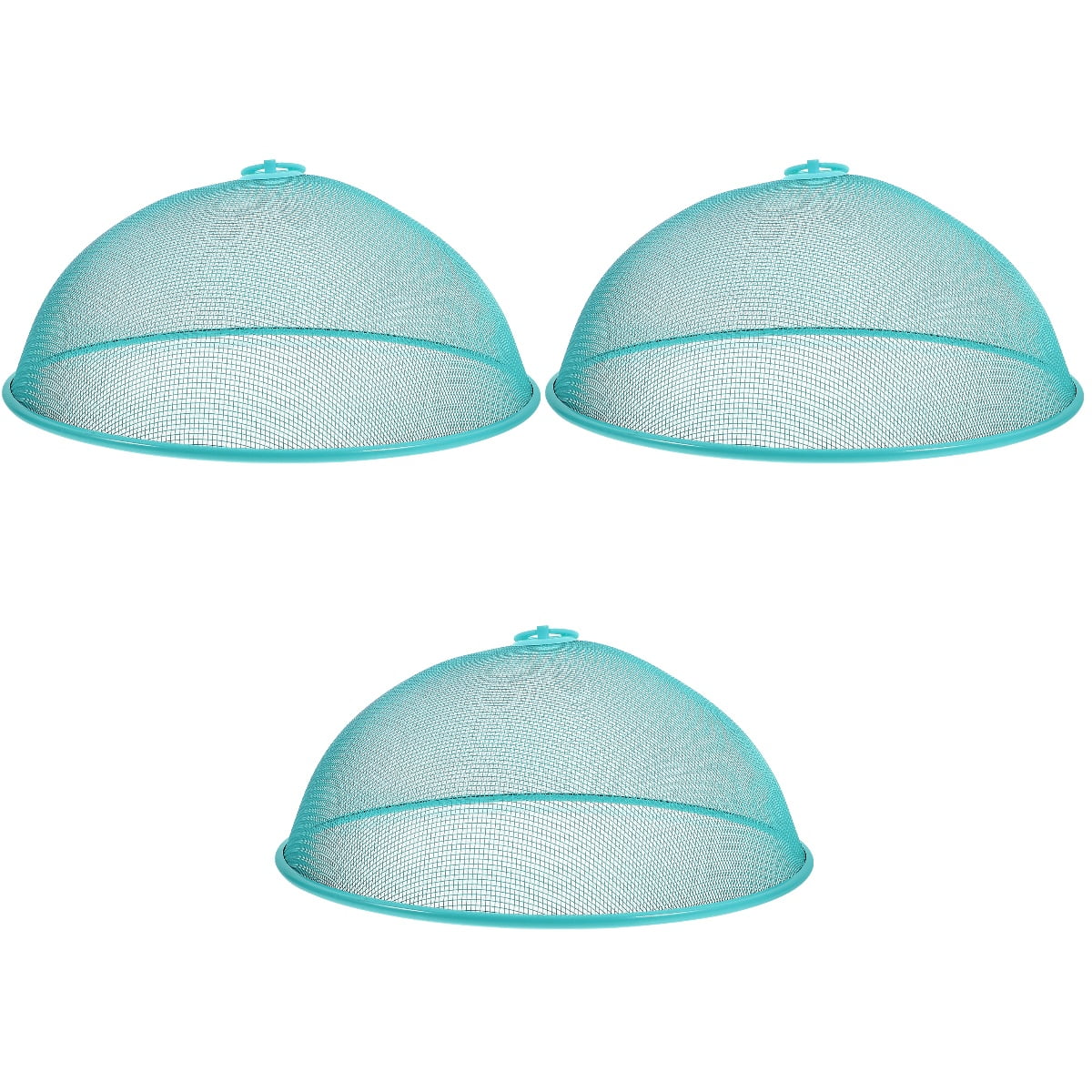 unbranded 3pcs Iron Food Cover Dome Screen Food Covers Tents Dome Mesh ...