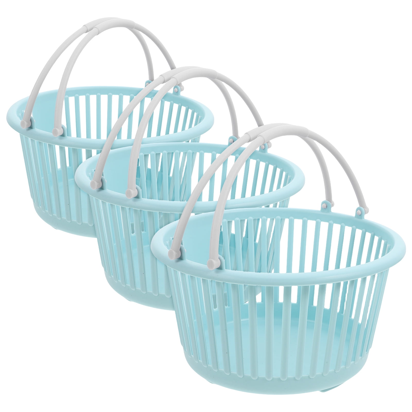 unbranded 3pcs Mini Grocery Basket Small Basket with Handle Plastic ...