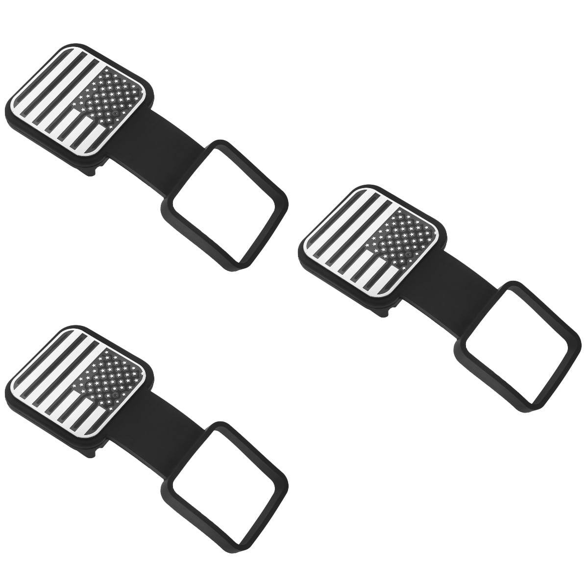 unbranded 3pcs Tow Hitch Cover Trailer Hitch Tube Rubber Receiver Tube ...