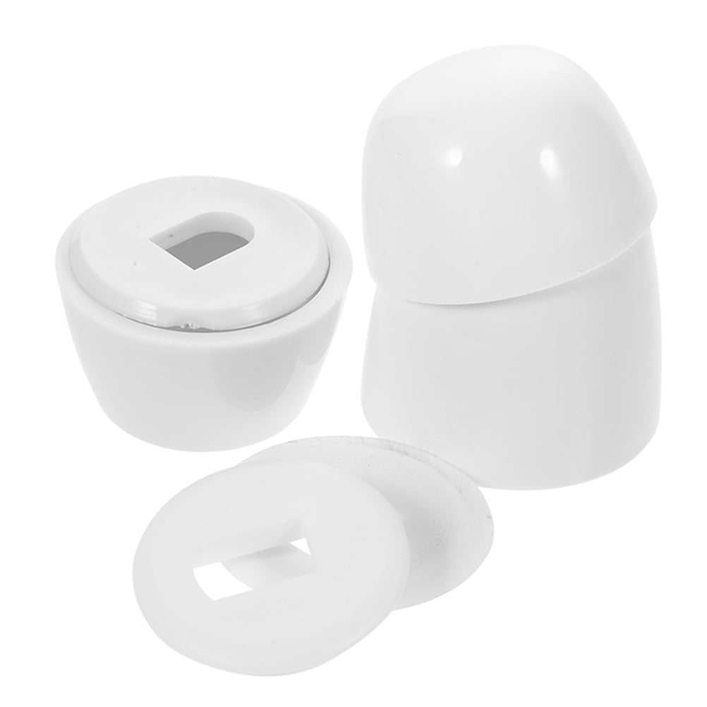 unbranded 3pcs Universal Toilet Bolt Caps Plastic Round Push On Toilet ...