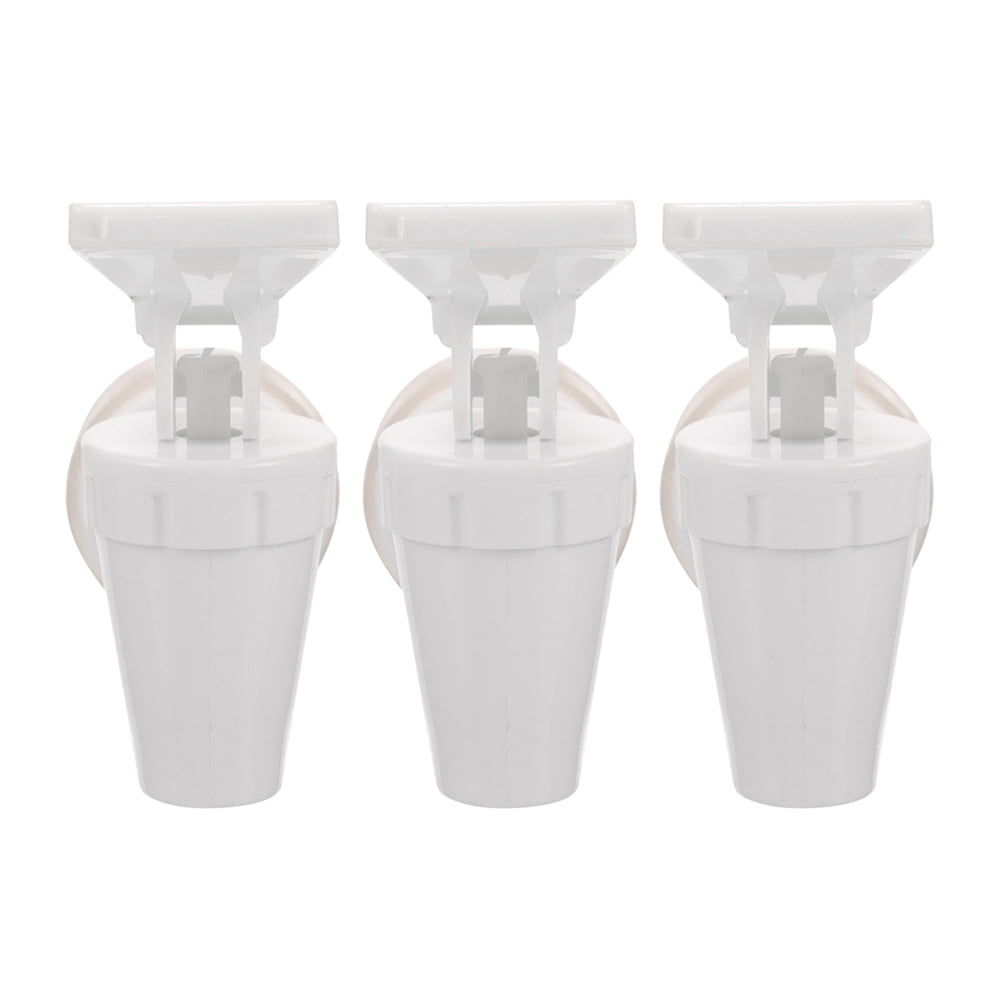 UKCOCO 3Pcs Easy Install White Water Dispenser Spigot for Glass Bottles ...