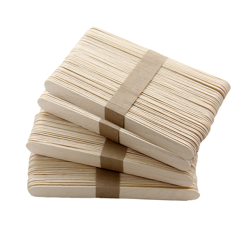 unbranded 4 Bag Smooth Popsicle Stick Kids Wood Insert Craft Sticks ...