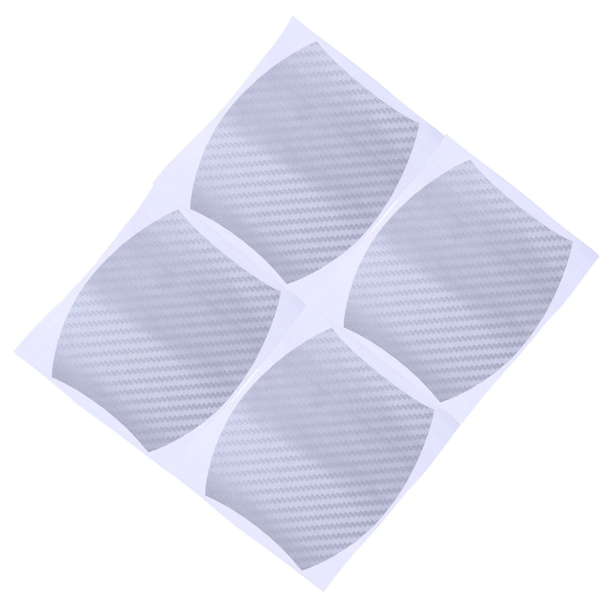 unbranded 4 PCS Car Door Handle Protector Stopper Wall Stoppers Silver ...