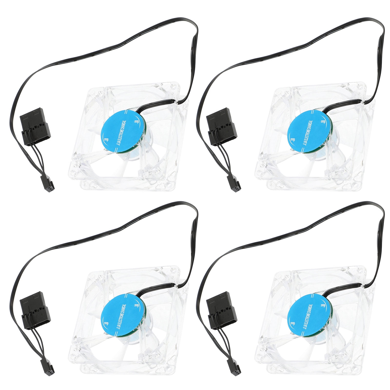 unbranded 4 PCS Computer Cooler Chassis Cooling Fan Pin Connector ...