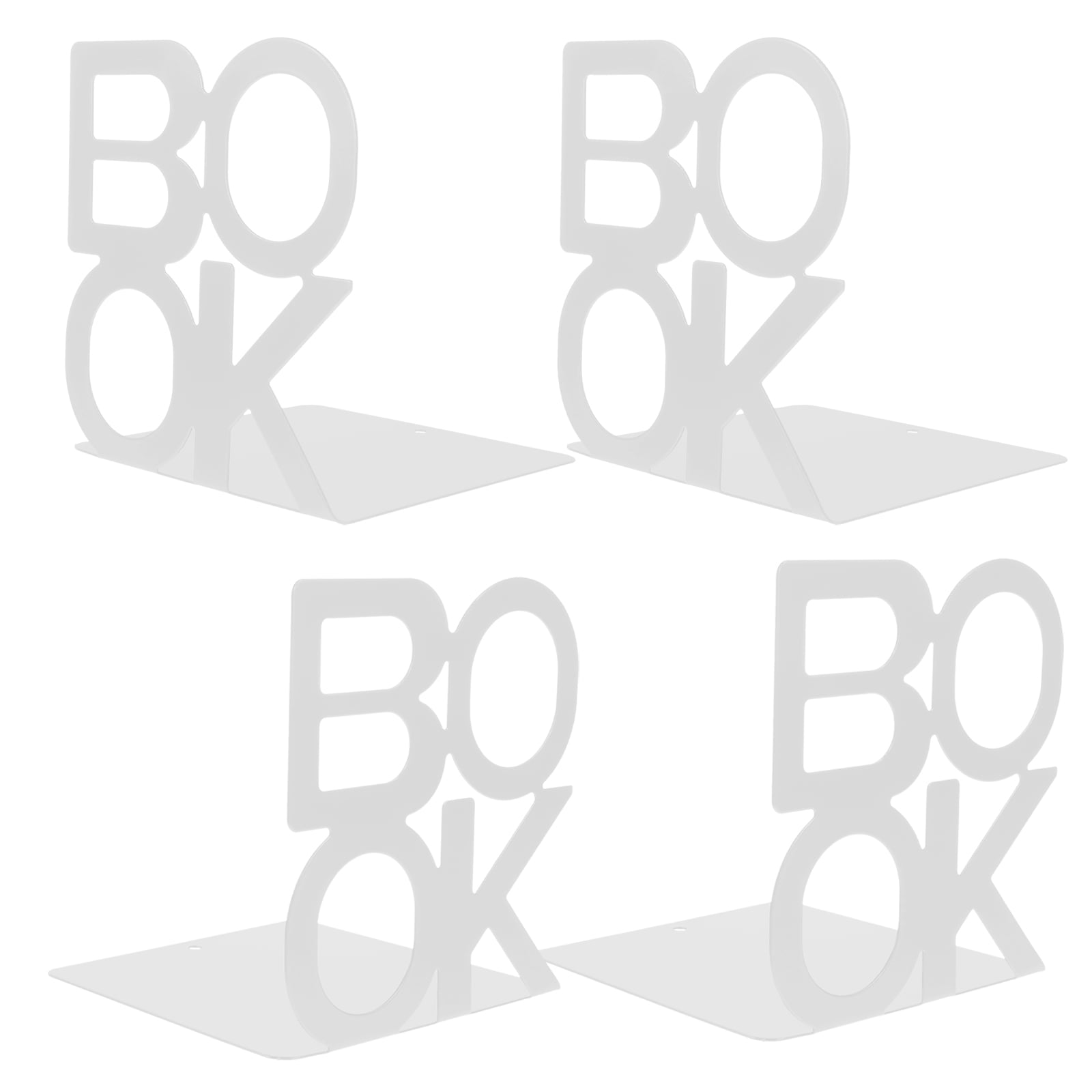 unbranded 4 Pcs Book Stand Clip Bookshelf for Kids Stoppers Organizer ...