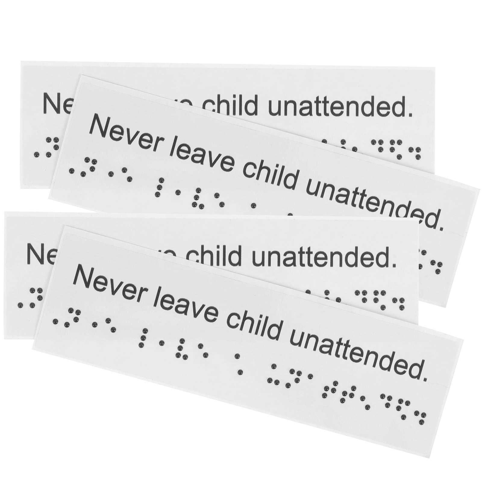 unbranded 4 Pcs Damp Dots for Vision Impaired Public Area Braille Sign ...