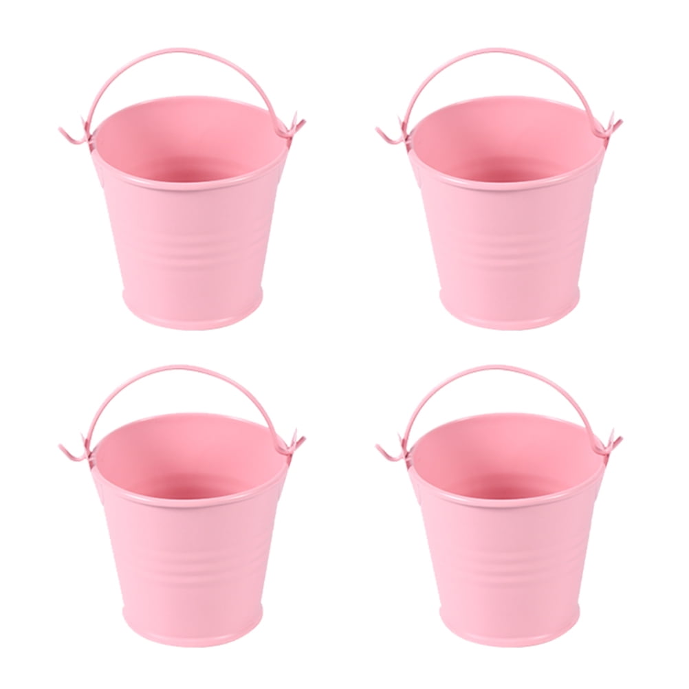 unbranded 4 Pcs Flower Pot for Home Container Garden Decor Mini Tin ...