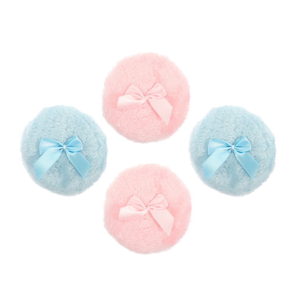unbranded 4 Pcs Fluffy Powder Puff Body Powder Puff Large Powder Puff ...