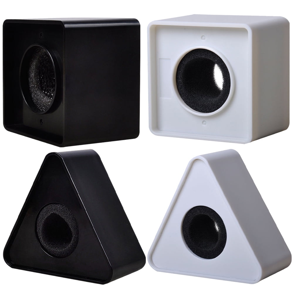 unbranded 4 Pcs Lapel Pendant Square Triangle Microphone Logo ...