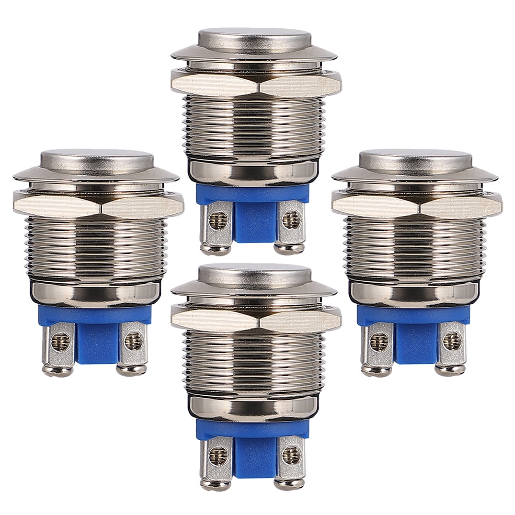 unbranded 4 Pcs Metal Switch Button Triangular Reflector Car Motor ...