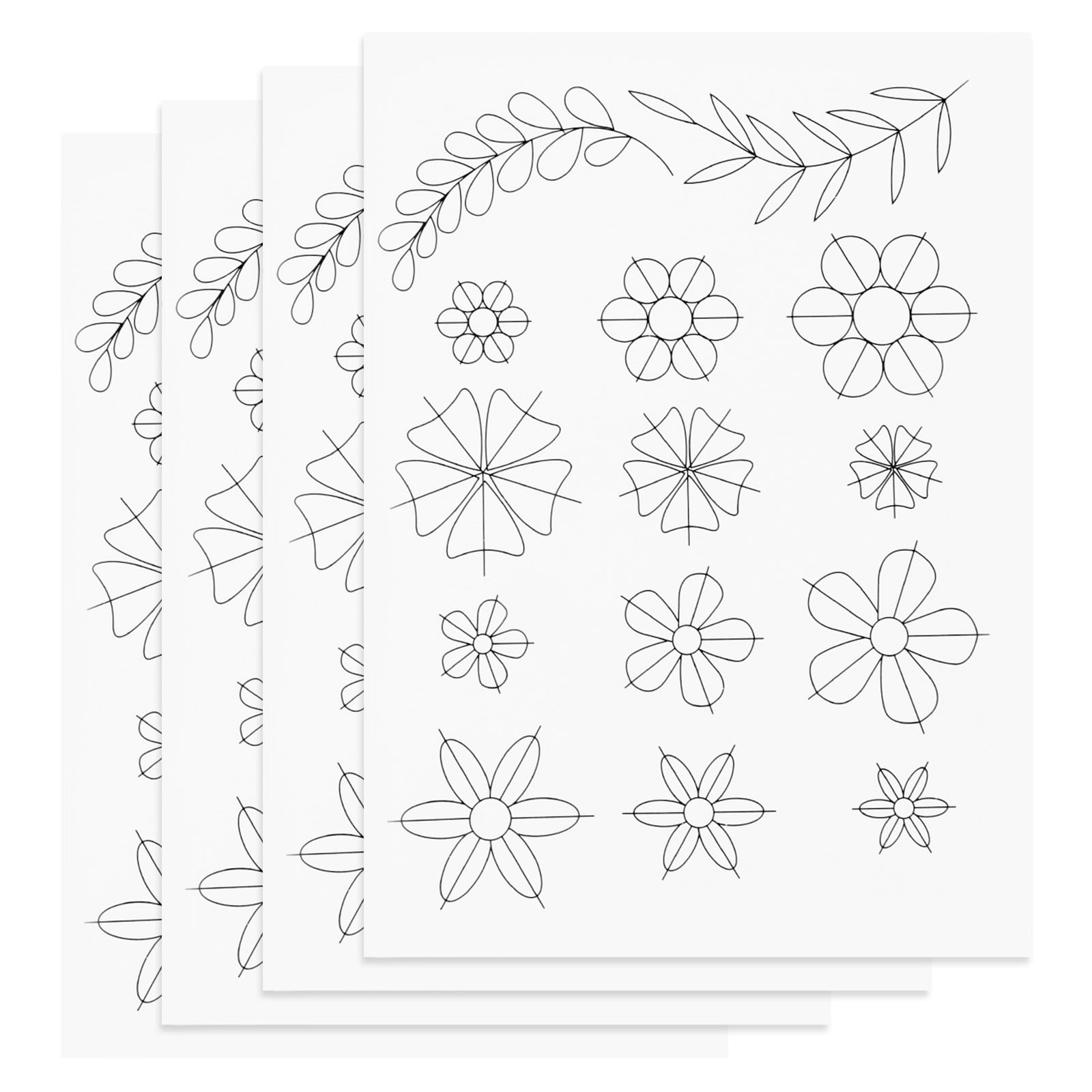 unbranded 4 Pcs Paper Template Drawings Hinges Hang Bin Masonry Beige ...