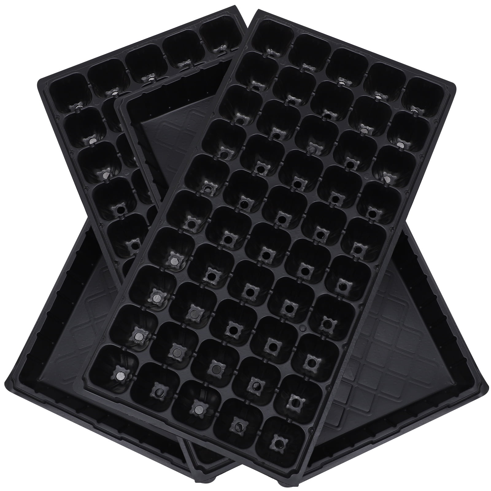 unbranded 4 Pcs Plant Tray Holder Starting Seedlings Indoor Greenhouse ...