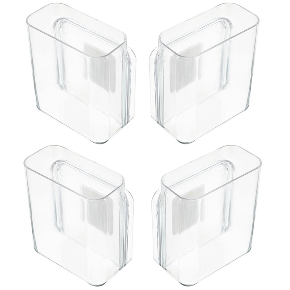 unbranded 4 Pcs Remote Control Storage Box Bins Cell Phone Stand Office ...