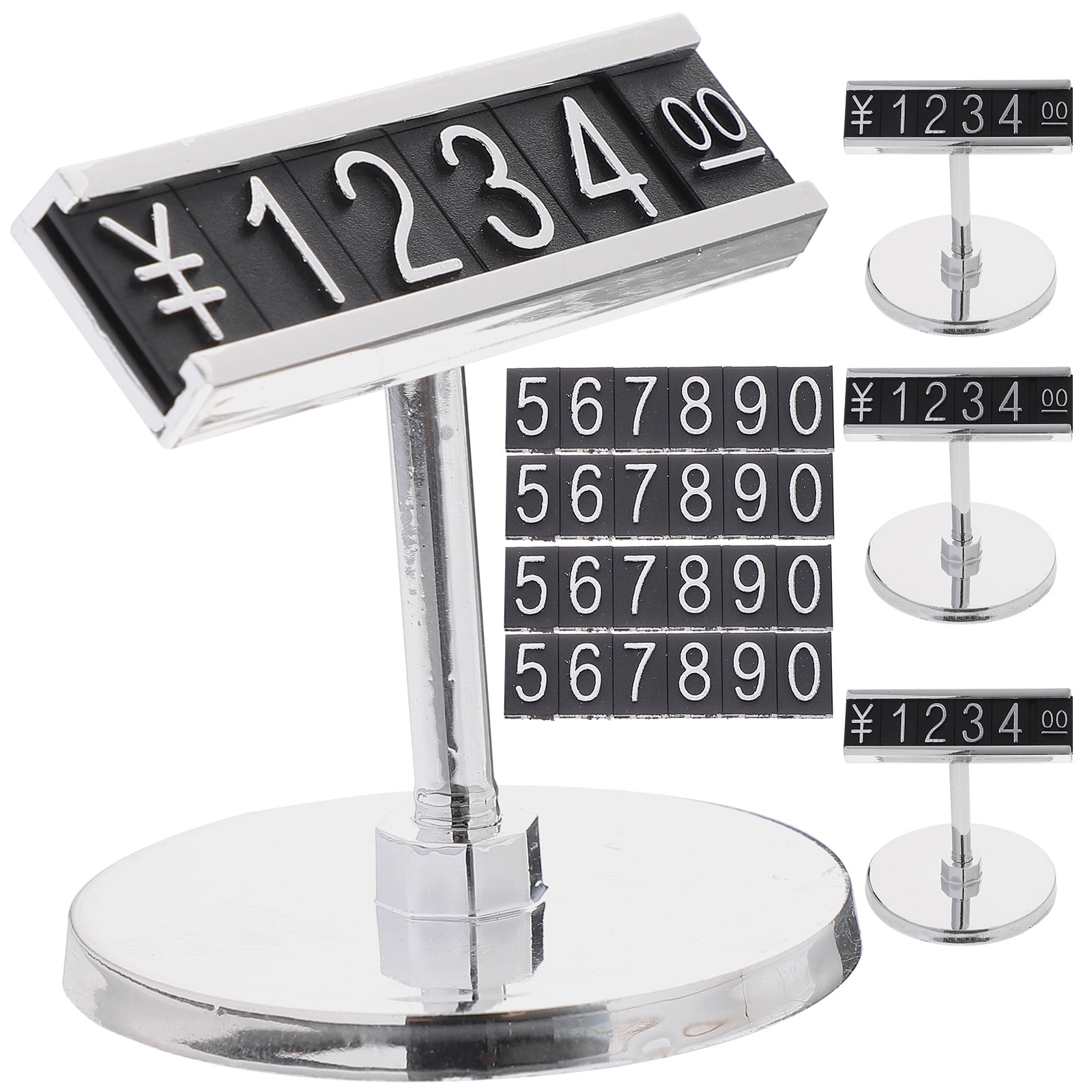 unbranded 4 Pcs Supermarket Shelf Price Tags Plate Food Labels Digital ...