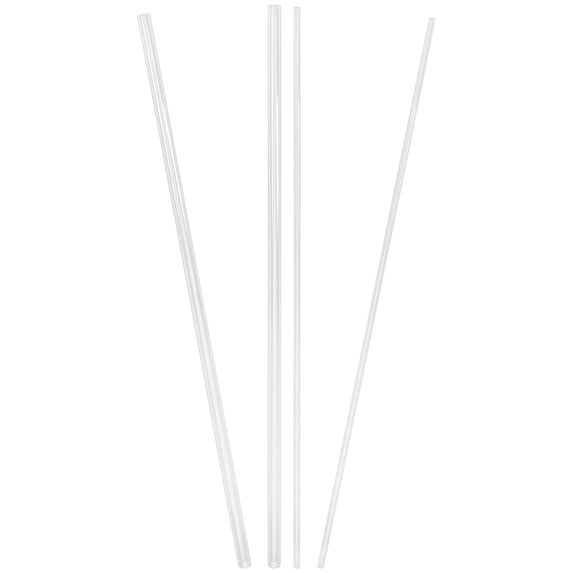 unbranded 4 Pcs Transparent Tube Reusable Straws Tubes for Floating ...