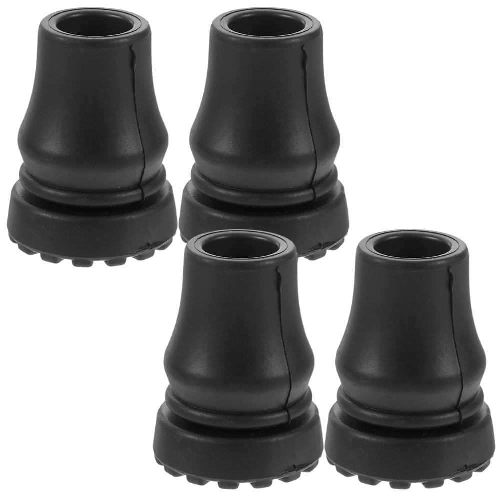 unbranded 4 Pcs Walker Caps Walking Stick Tip Trekking Pole Cover Aid ...