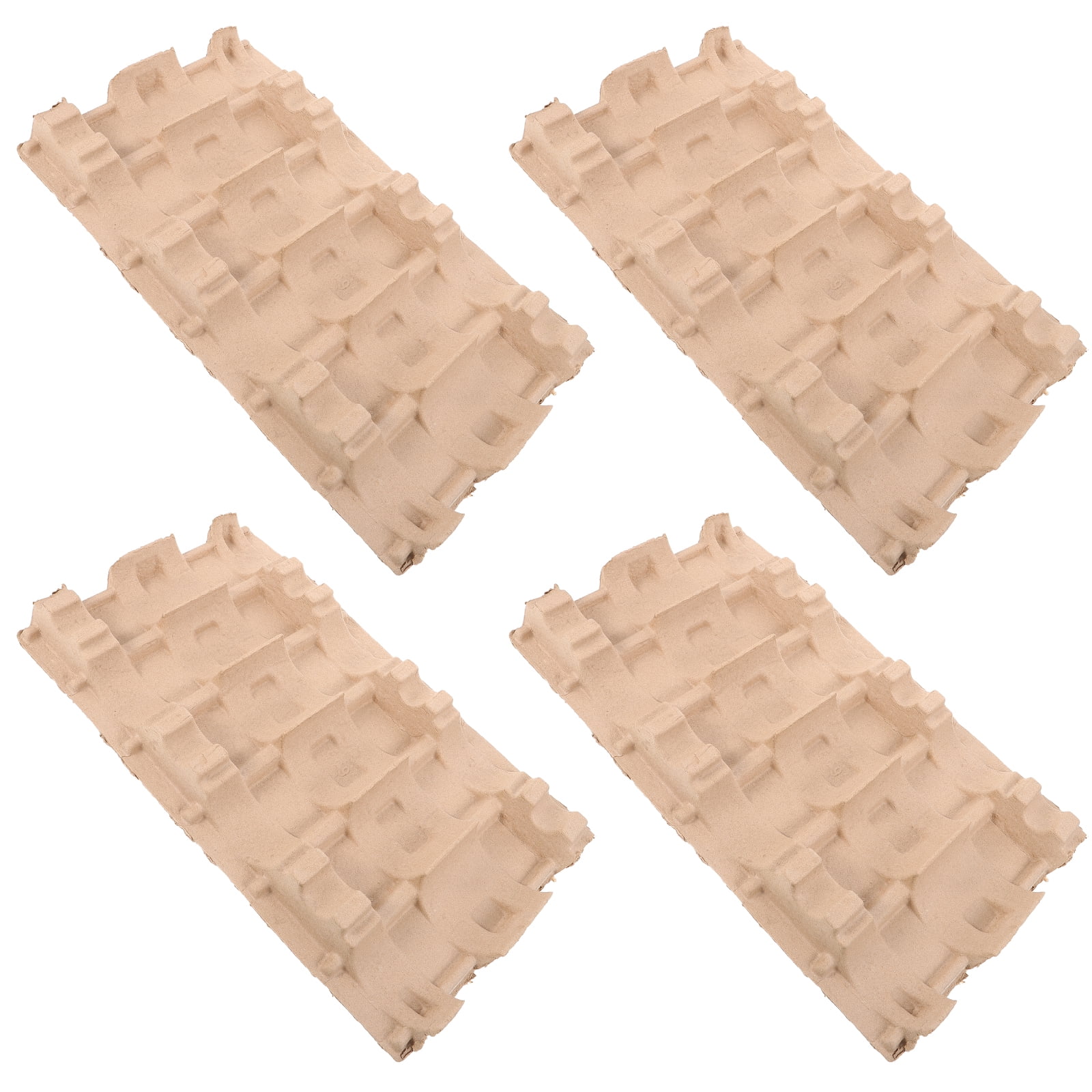 unbranded 4 Pcs Wine Tray Stackable Holder Countertop Can Stacker ...