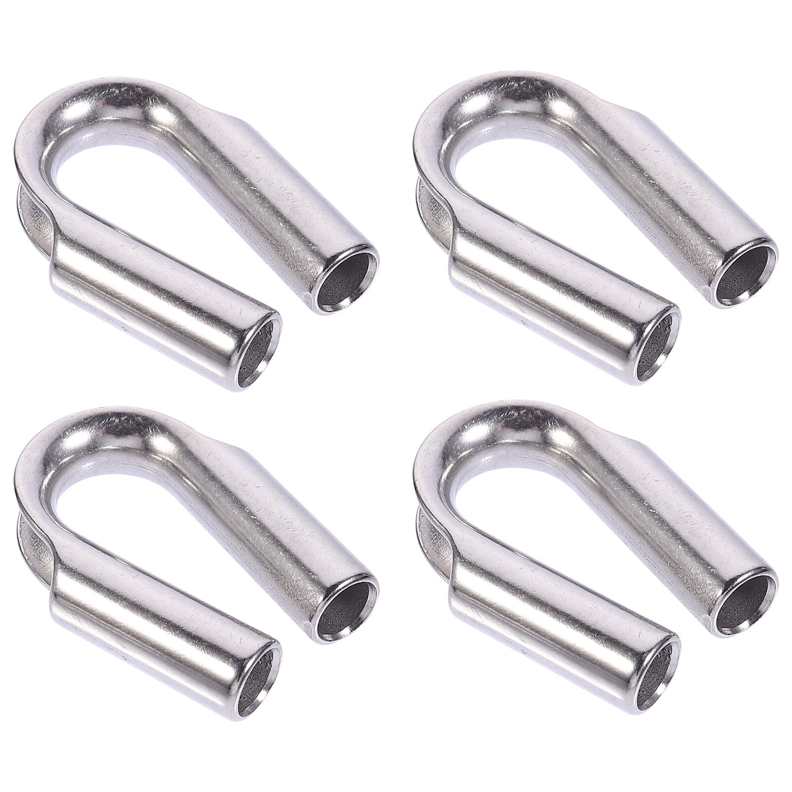 unbranded 4 Pcs Wire Rope Thimbles Heavy Duty Cable Wires Clamps Cord ...