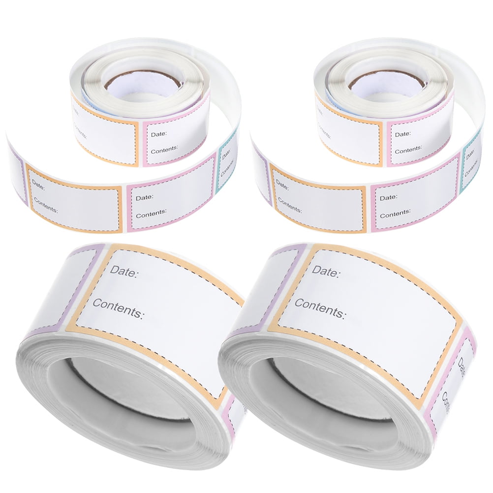 unbranded 4 Rolls File Identification Stickers Dry Erase Label Magnetic ...