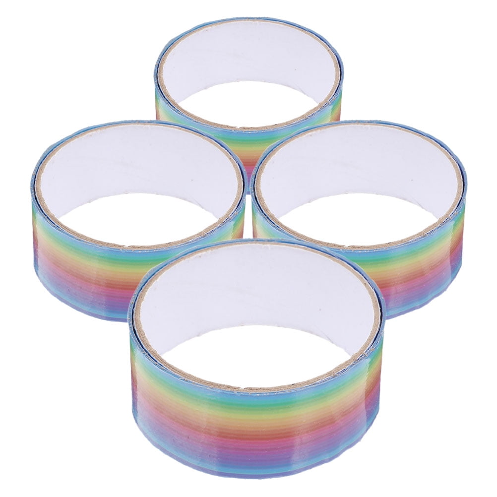 unbranded 4 Rolls Of Colorful Painters Tape For Crafts Adhesive Sticky ...