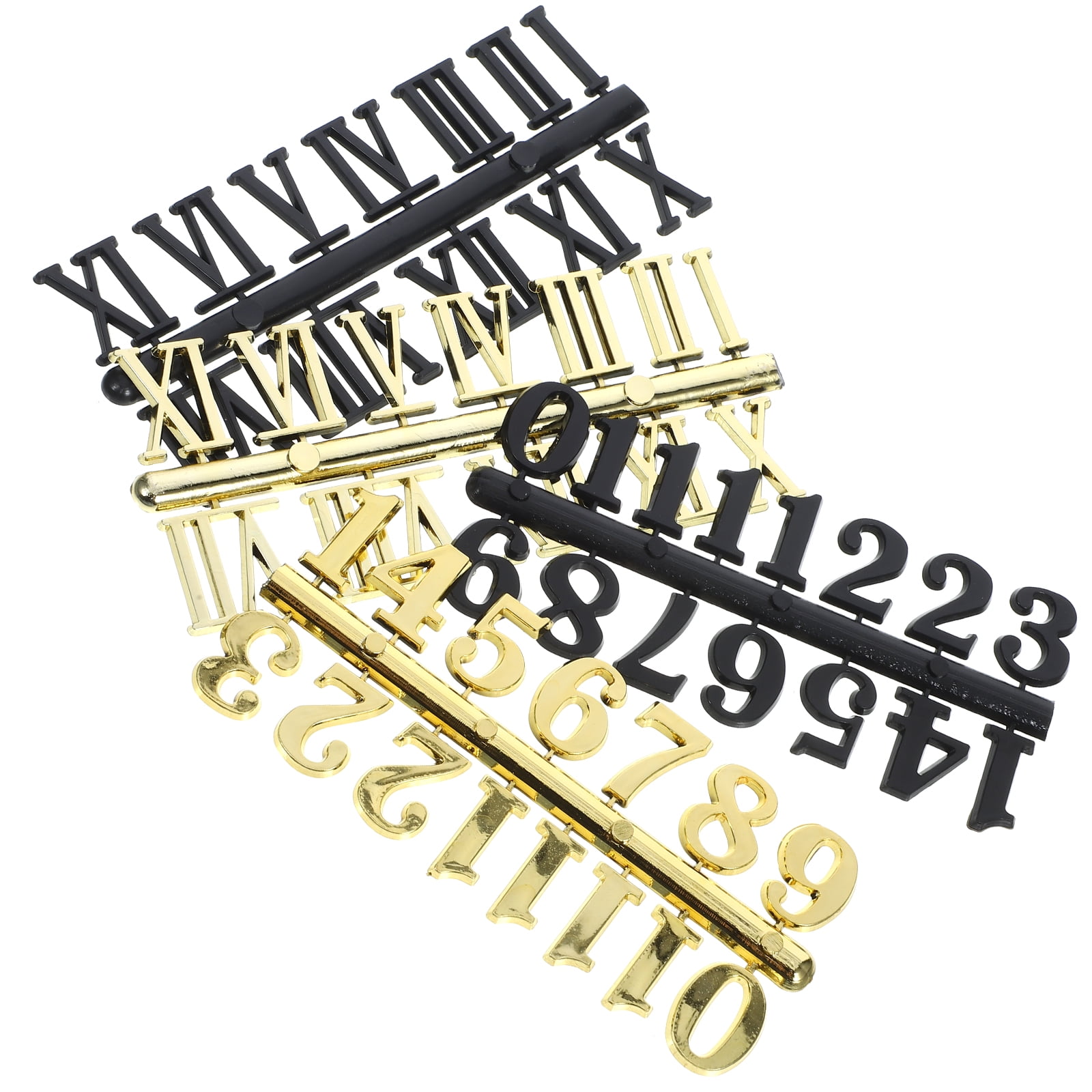 unbranded 4 Sets DIY Clock Kit Numbers for Repair Digital Desk Wall ...