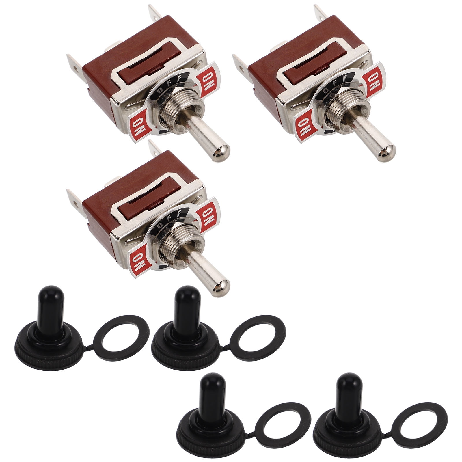 unbranded 4 Sets Momentary Toggle Switch Automotive Replacements Toggle ...