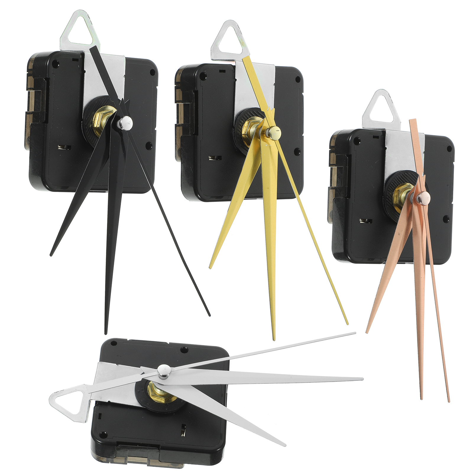 unbranded 4 Sets Replaceable Clock Movement DIY Clock Mechanism Kit ...