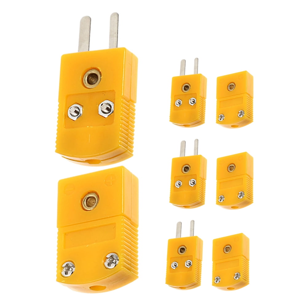 unbranded 4 Sets Thermocouple Connector Type K Thermocouple Plug ...