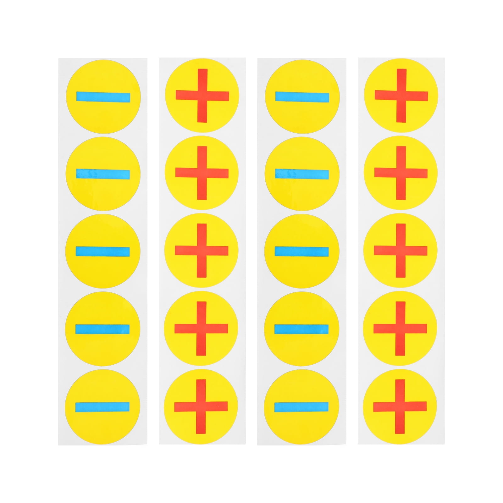 unbranded 4 Sheets Electrical Panel Labels Sticker Paper Battery ...