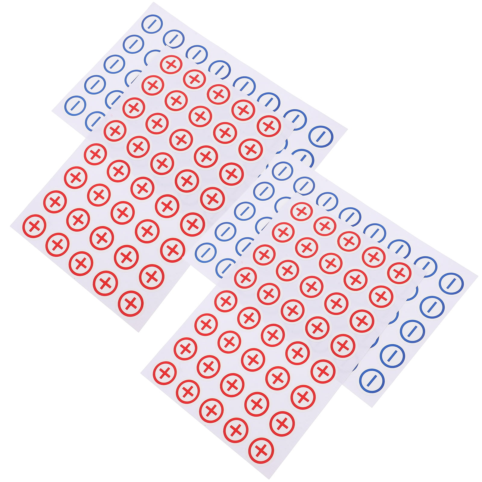 unbranded 4 Sheets Machine Polarity Safety Stickers Warning Labels ...