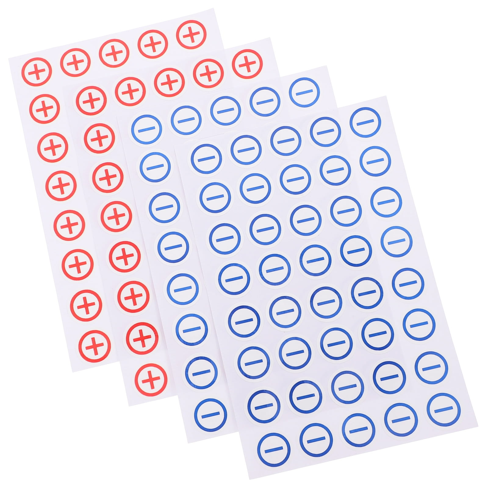 unbranded 4 Sheets Machine Polarity Safety Stickers Warning Labels ...