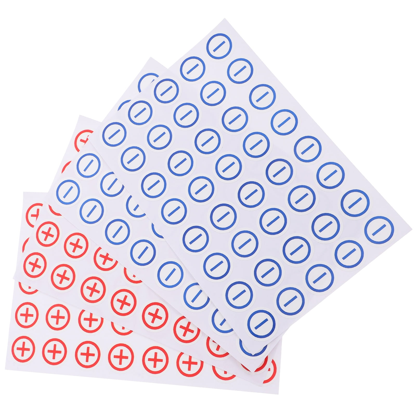 unbranded 4 Sheets Polarity Warning Stickers Electrical Machine Safety ...