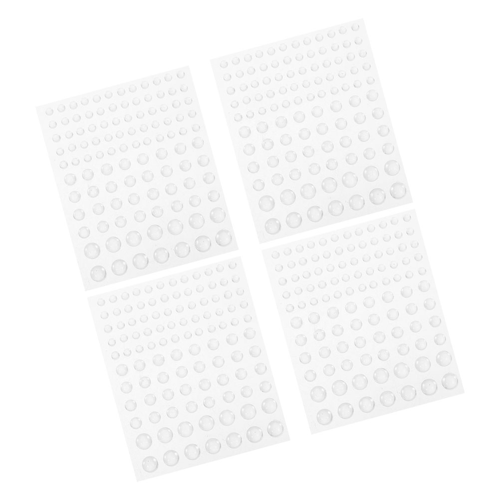 unbranded 4 Sheets of Realistic Dewdrop Stickers Round Dewdrop Stickers ...