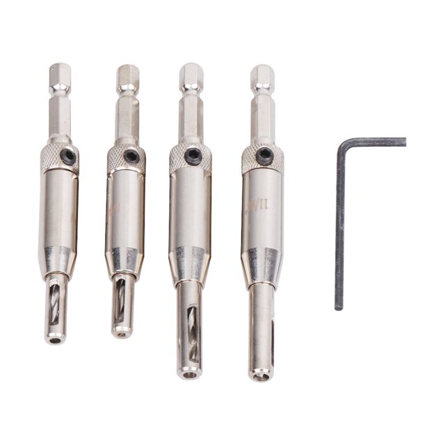 unbranded 4 in Dowel Jig Pin Vise Hand Drill Reaming Bits Home Building ...