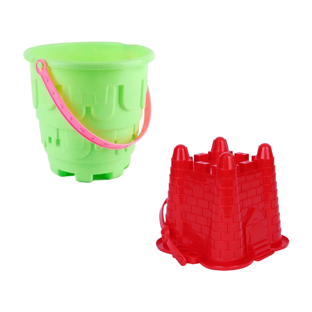 unbranded 4 pcs Sandcastle Buckets Beach Toys Sand Castle for Kids ...