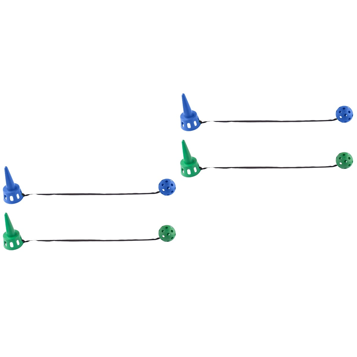 unbranded 4 pcs Scoop Ball Catch Ball Game Set Launch Balls Catch and ...