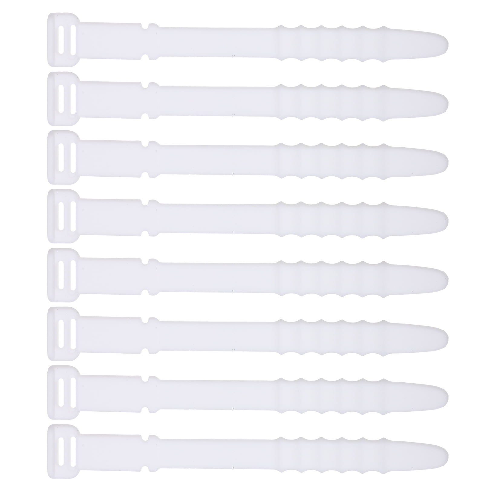 unbranded 40 PCS Cable Tie Cable Bra Cord Organizer 11x1.5cm White ...